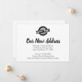 New Address Change with Business Logo Announcement | Zazzle