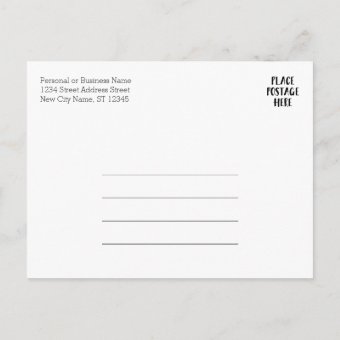 New Address Change with Business Logo Announcement Postcard | Zazzle