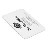 New Address Change with Business Logo Magnet | Zazzle