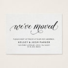 Elegant, Minimal Change of Address Insert Card | Zazzle.com