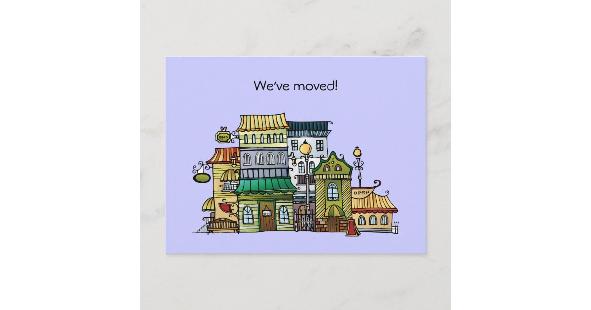 New Address Moving Announcement Postcard | Zazzle