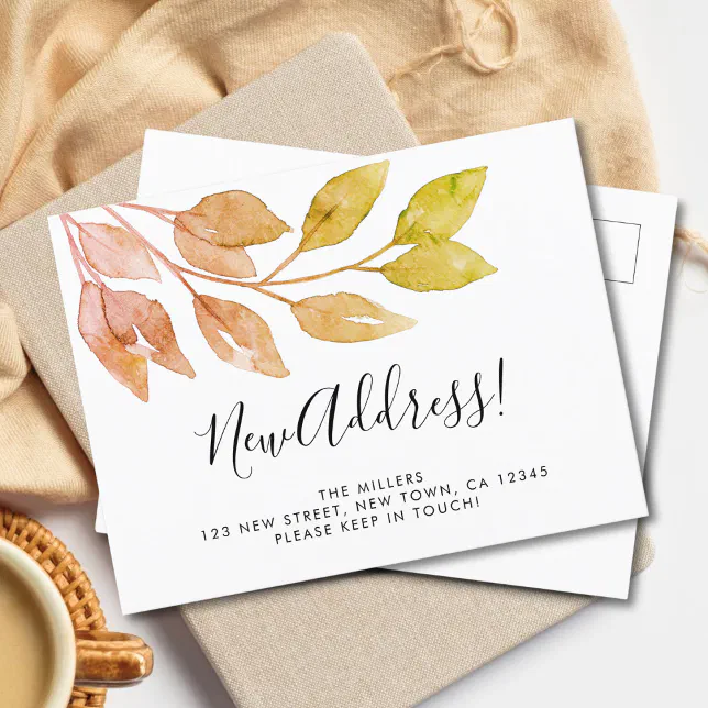 New Address Moving Announcement Postcard | Zazzle