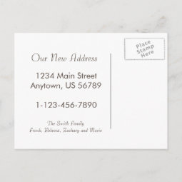 New Address Postcard | Zazzle