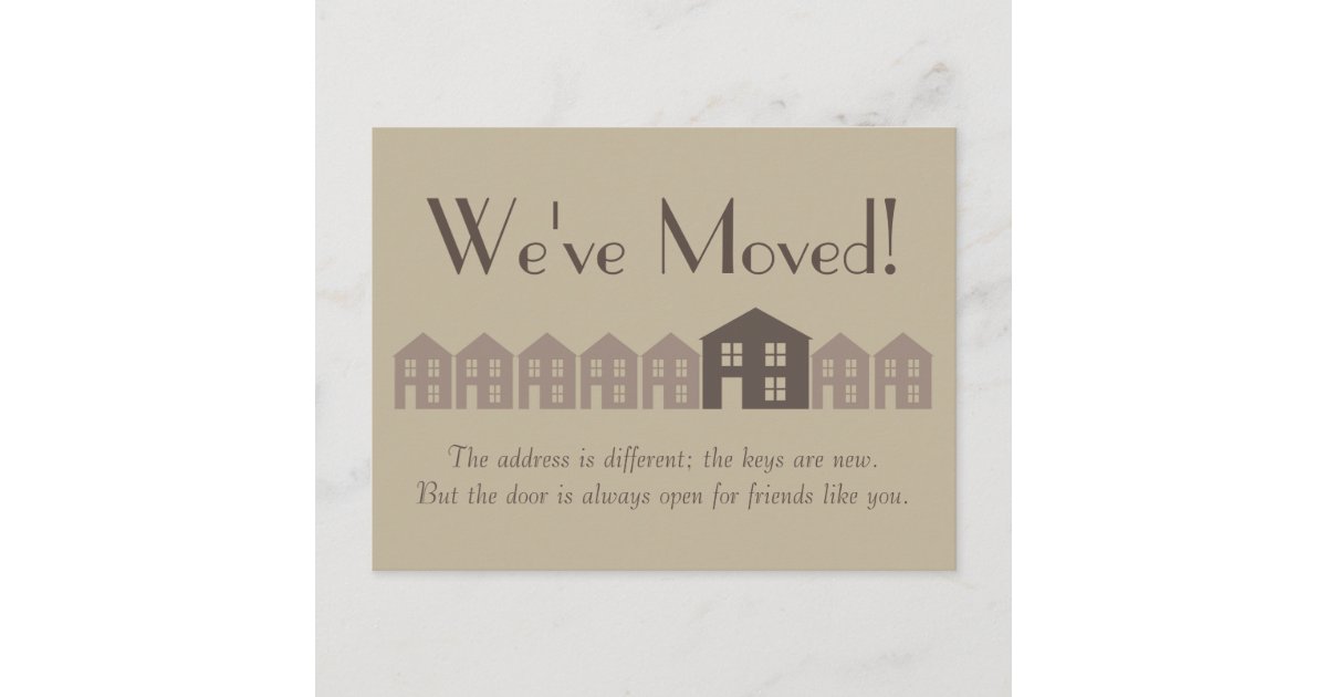 New Address Postcard | Zazzle