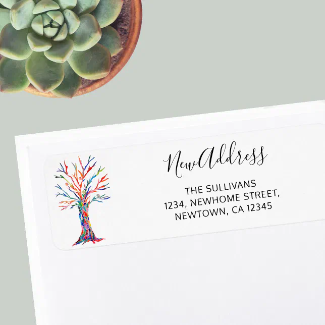 New Address Return Address Label | Zazzle