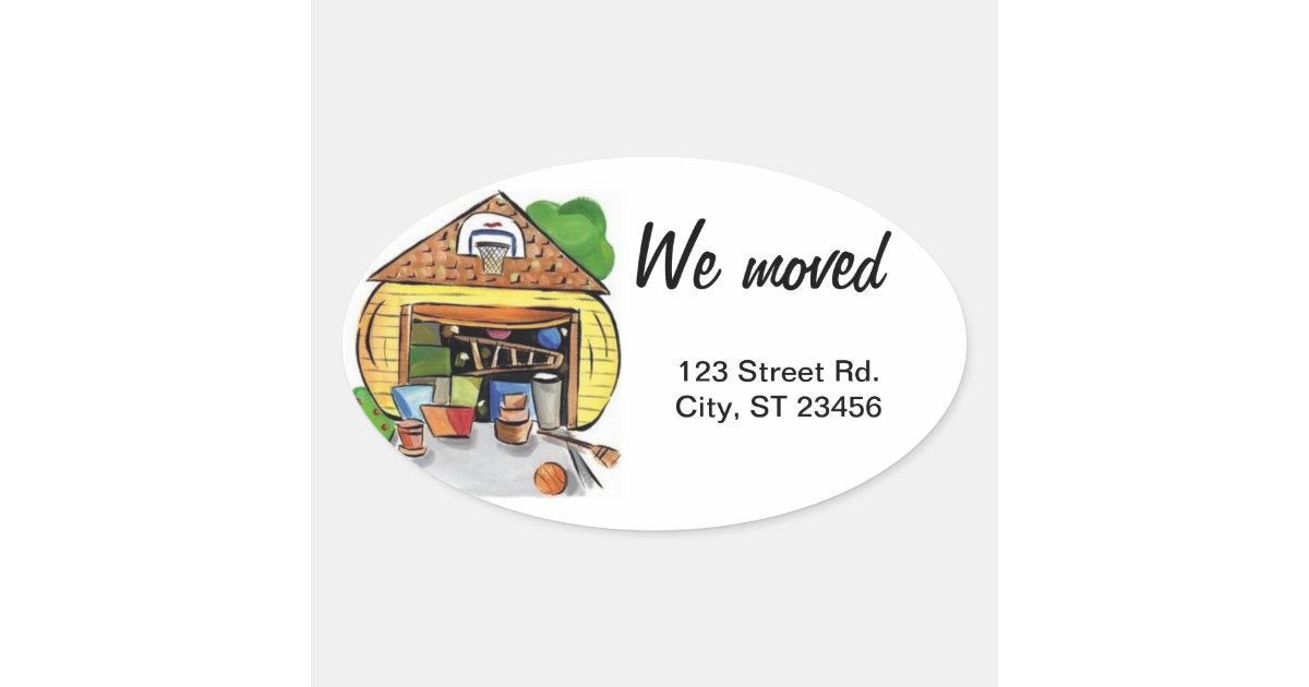 New Address Sticker | Zazzle