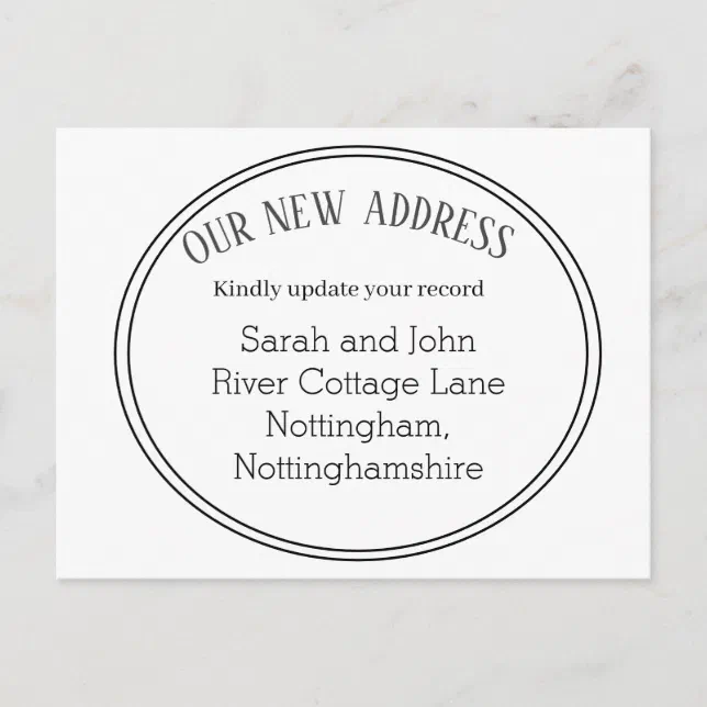 New Address We’ve Moved Announcement Postcard | Zazzle