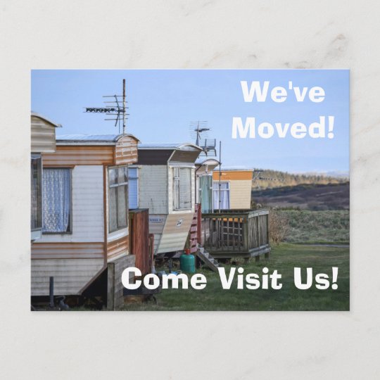 New Address/ We've Moved/ Funny New House Postcard | Zazzle.com