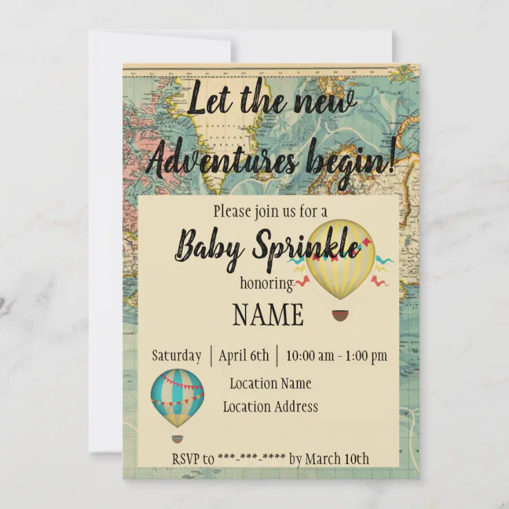 New Adventure Invitation | Zazzle