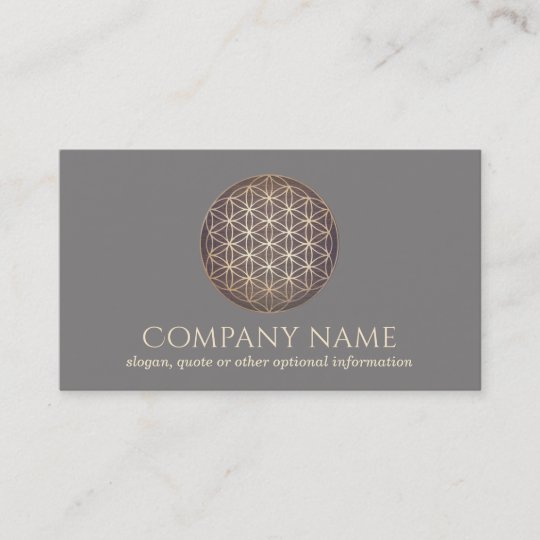 New Age Flower Of Life Spiritual Healer Business Card | Zazzle.com