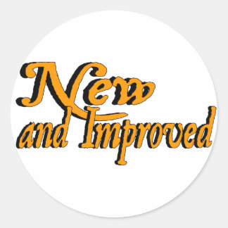 New And Improved Stickers | Zazzle
