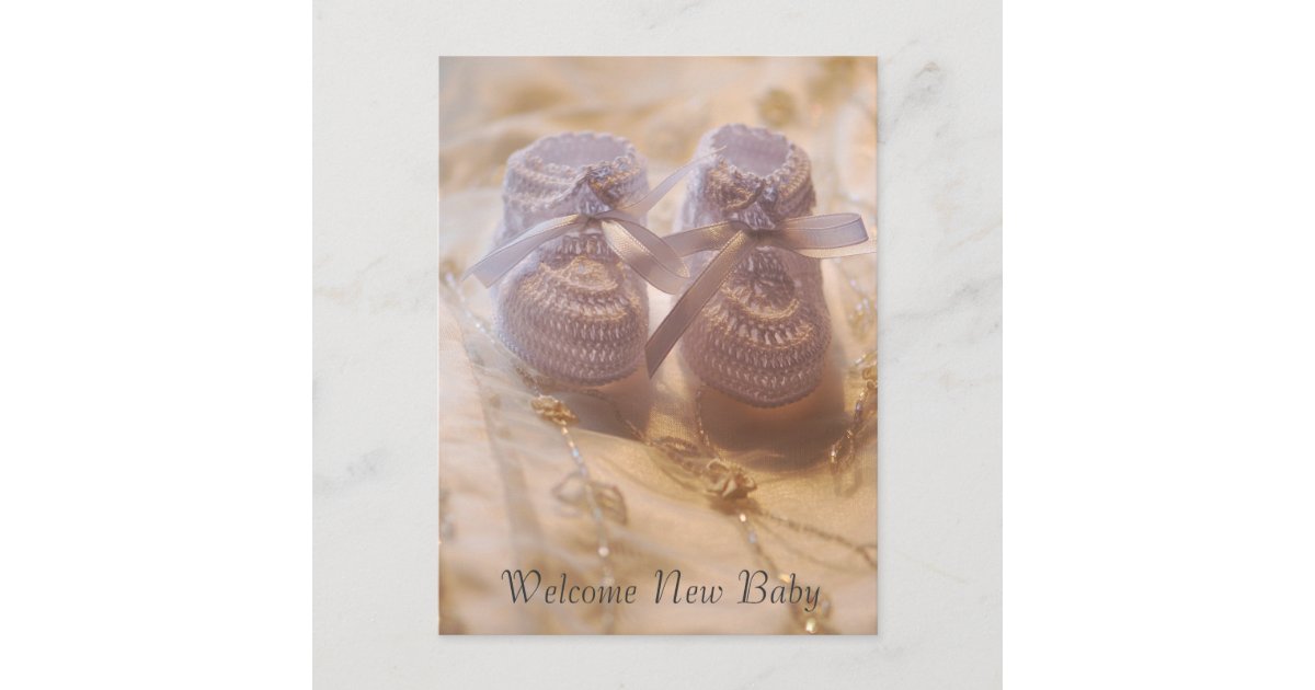 New Baby Announcement Postcard | Zazzle