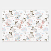 New Baby Baby Shower Mom and Baby Wrapping Paper Sheets | Zazzle