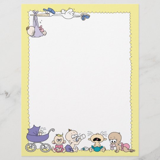 New Baby Letterhead | Zazzle.com