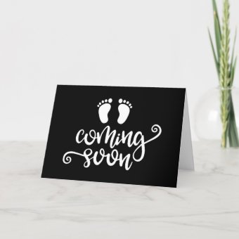 "NEW BABY ON THE WAY" ANNOUNCEMENT | Zazzle