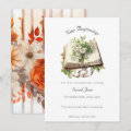New Beginnings Bridal Shower Floral Open Book Invitation | Zazzle