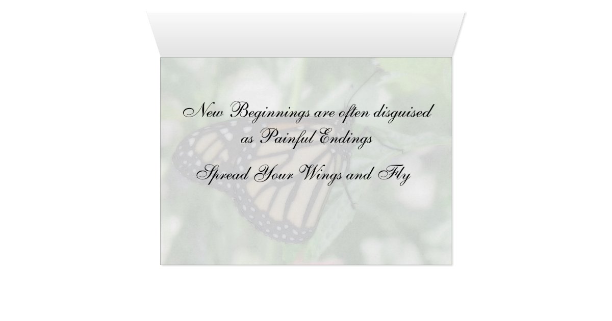 New Beginnings Greeting Card | Zazzle
