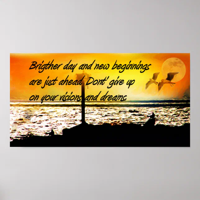 New Beginnings_ Poster | Zazzle