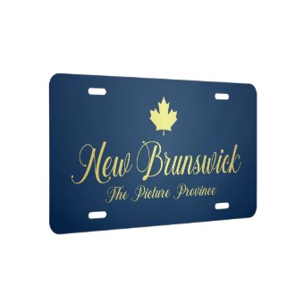 New Brunswick (decorative)G License Plate | Zazzle