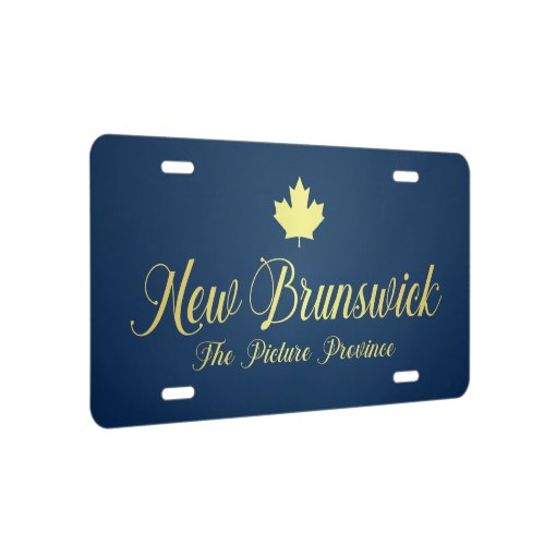 New Brunswick (decorative)G License Plate | Zazzle