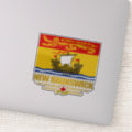 New Brunswick Flag Sticker | Zazzle