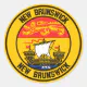 New Brunswick Round Emblem Classic Round Sticker | Zazzle