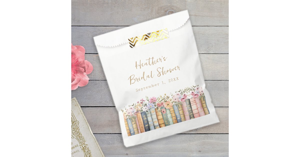 New Chapter Favor Bag | Zazzle