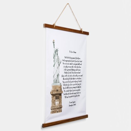 New Colossus Liberty Poem Hanging Tapestry | Zazzle