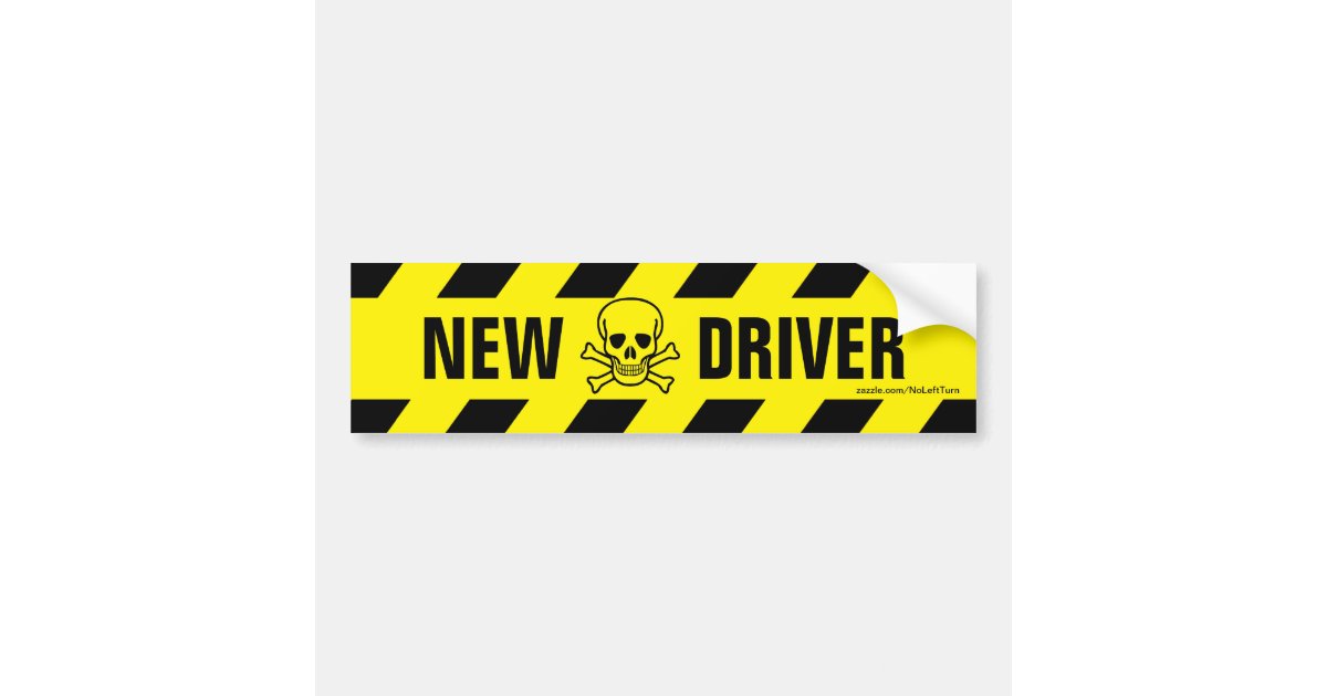New Driver Bumper Sticker | Zazzle