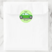 New Driver Green Car Sticker | Zazzle