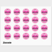 New Driver Pink Car Sticker | Zazzle