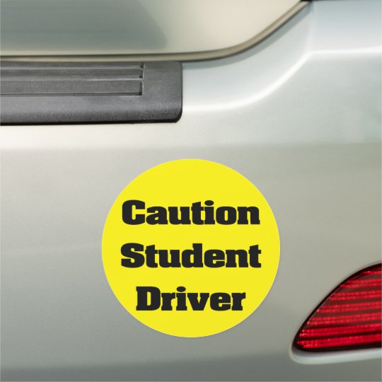 New Driver Safety Sign Caution Warning | Zazzle.com