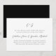 New Elegance Calligraphy Monogram Names Wedding Invitation | Zazzle