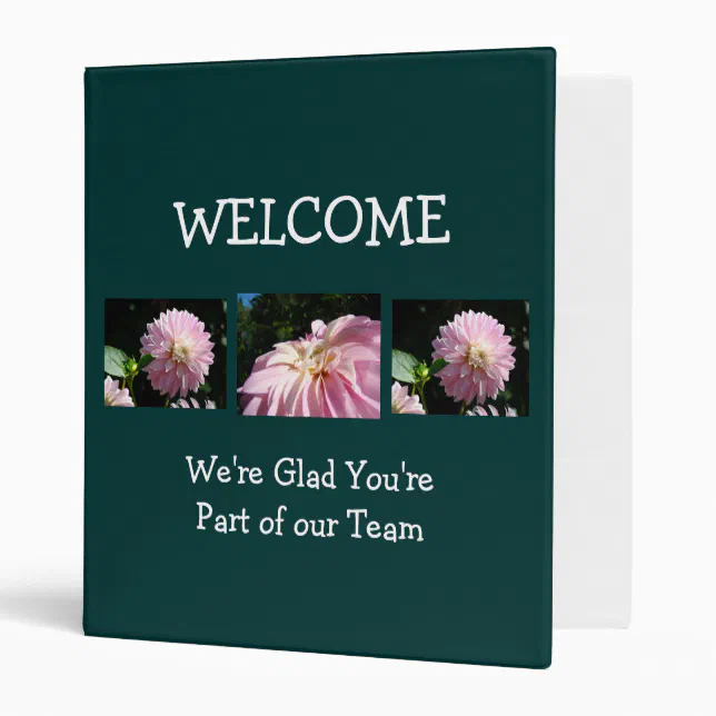 New Employee Binder WELCOME Part of Team | Zazzle