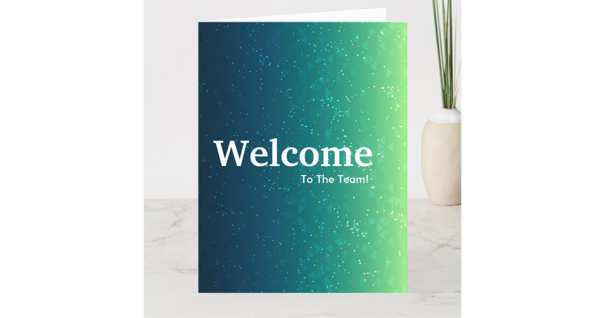 New Employee Welcome Card | Zazzle