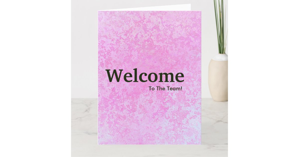 New Employee Welcome Card | Zazzle