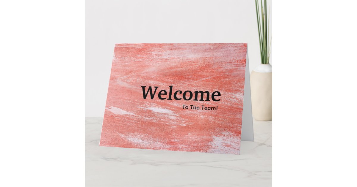 New Employee Welcome Card | Zazzle