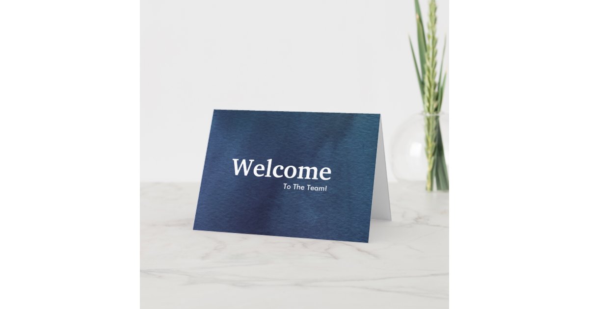 New Employee Welcome Card | Zazzle