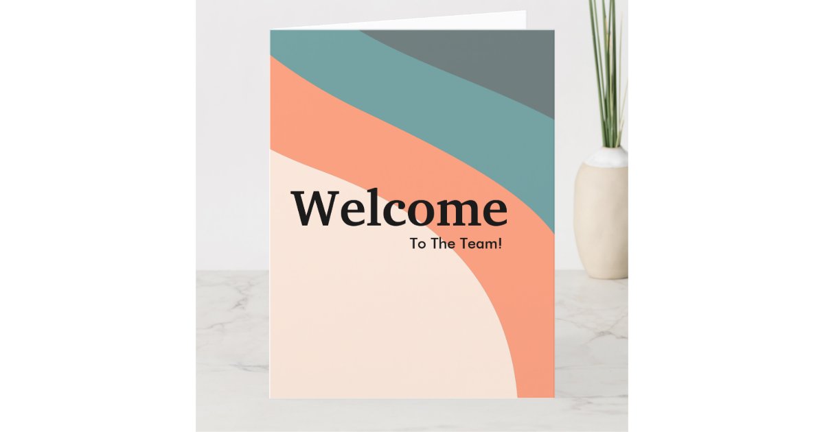 New Employee Welcome Card | Zazzle