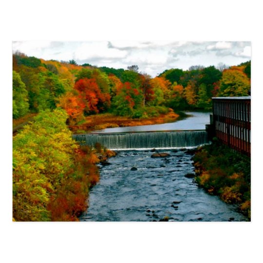 New England Fall Day Photo taken in Massachusetts Postcard | Zazzle.com