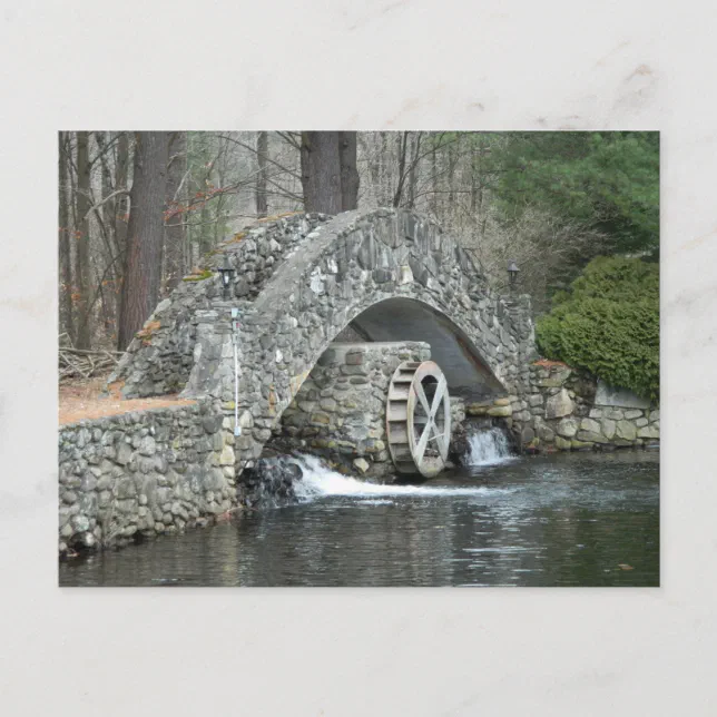 New England Stone Bridge Postcard | Zazzle