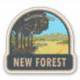 New Forest National Park England Vintage Sticker | Zazzle