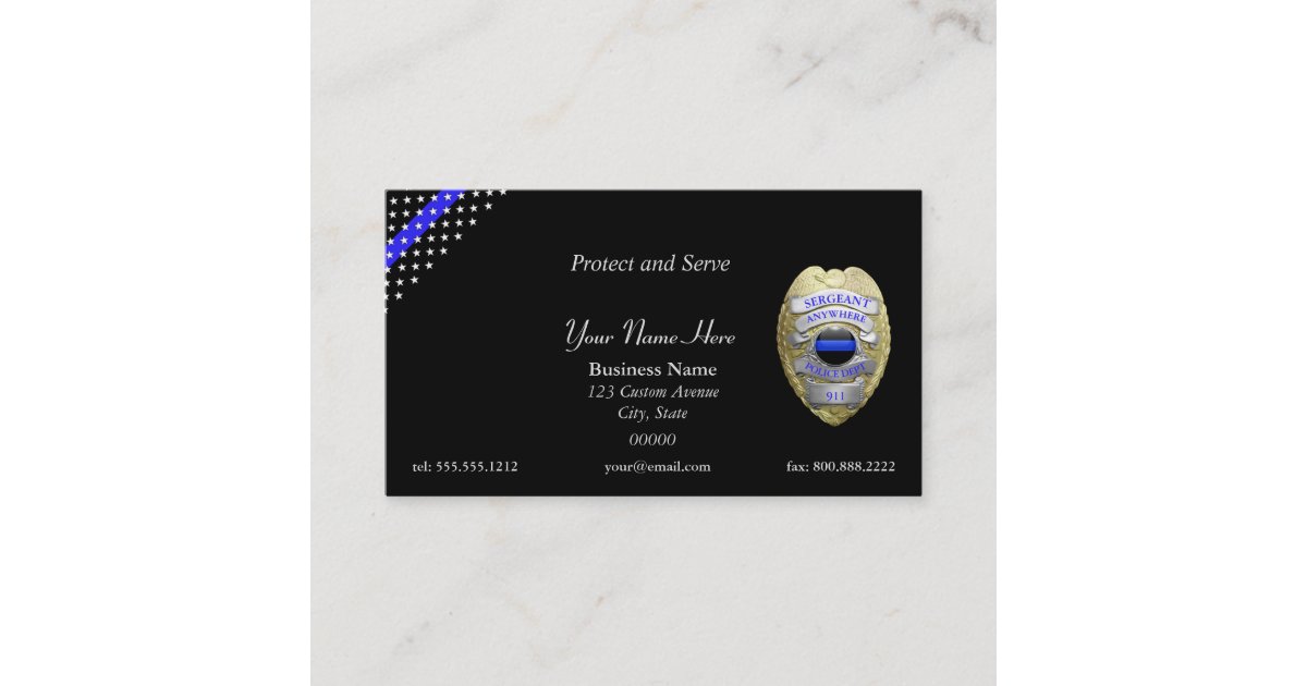 New Fully Customizable Badge Business Card | Zazzle