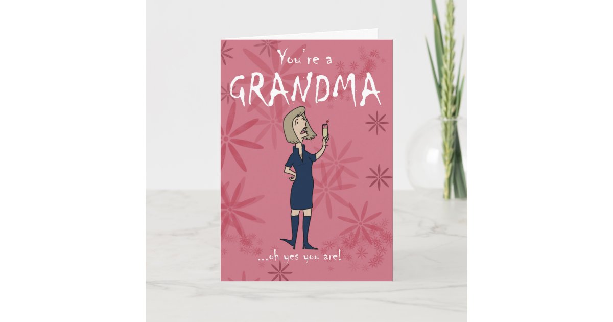 New Grandma greeting card | Zazzle