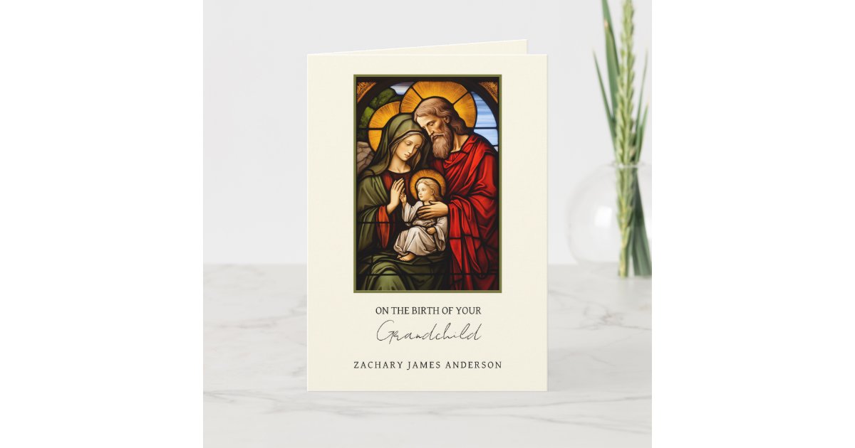 New Grandparents Congratulations Prayer Religious Card | Zazzle