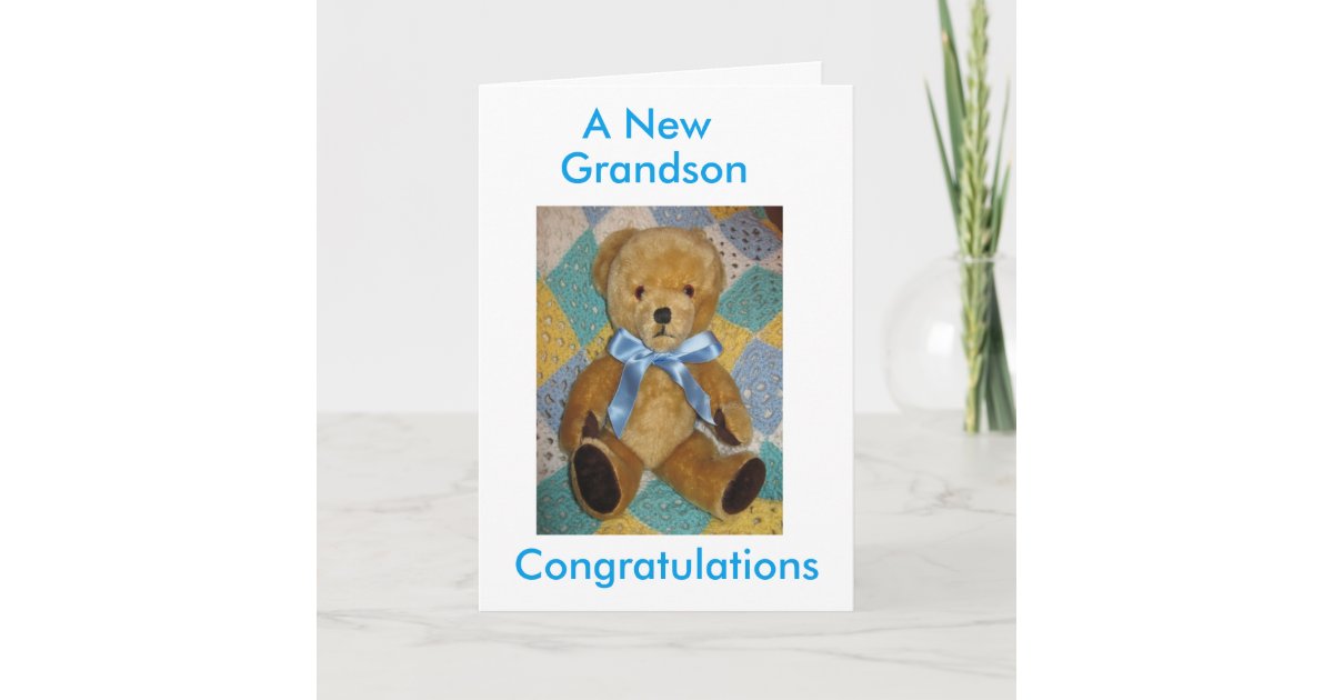 New Grandson card | Zazzle