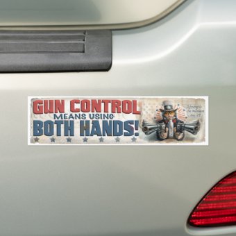 New Gun Rights Gear Bumper Sticker | Zazzle