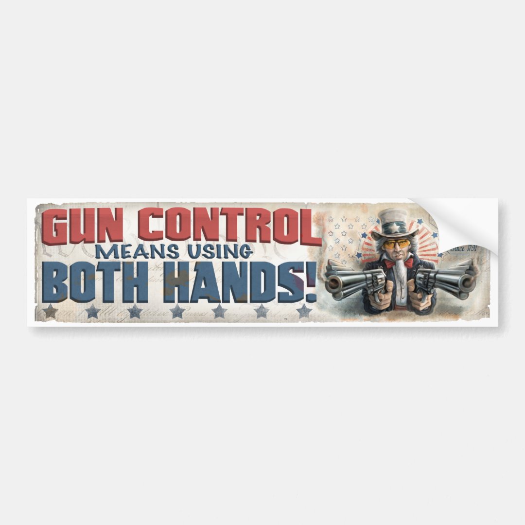 New Gun Rights Gear Bumper Sticker | Zazzle
