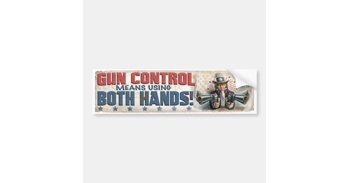 New Gun Rights Gear Bumper Sticker | Zazzle