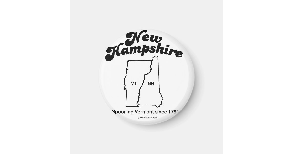 NEW HAMPSHIRE - "NEW HAMPSHIRE STATE MOTTO" T-shir Magnet | Zazzle
